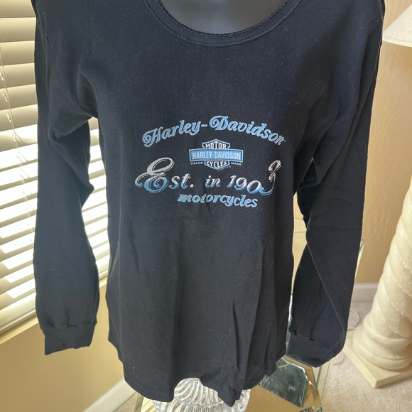 Harley-Davidson | Tops | Harleydavidson Logo Tag Shirt | Poshmark